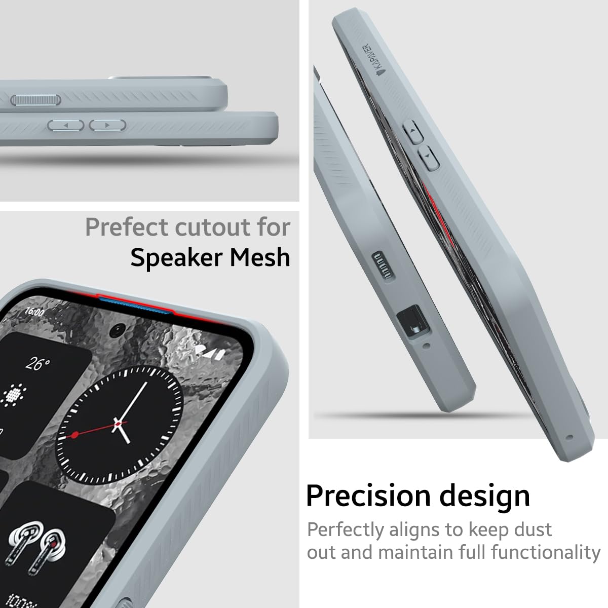 Buy Nothing Phone (2) Back Cover Case | Impulse - Gray