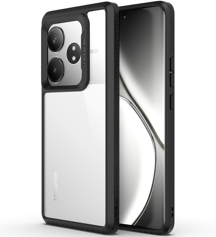 Best Realme GT 6 / GT 6T Back Cover Case | Impulse - Black