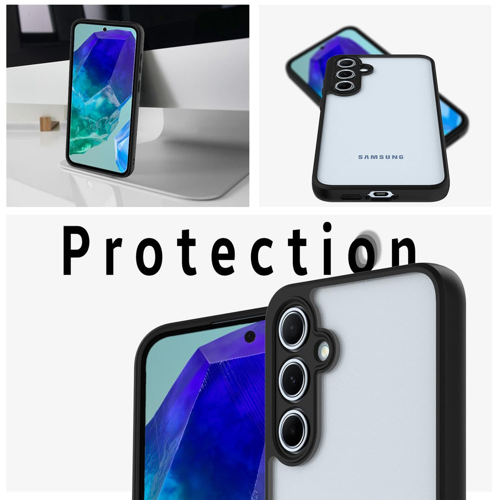 Best Samsung Galaxy M55 / F55 Back Cover Case | Hybrid - Clear