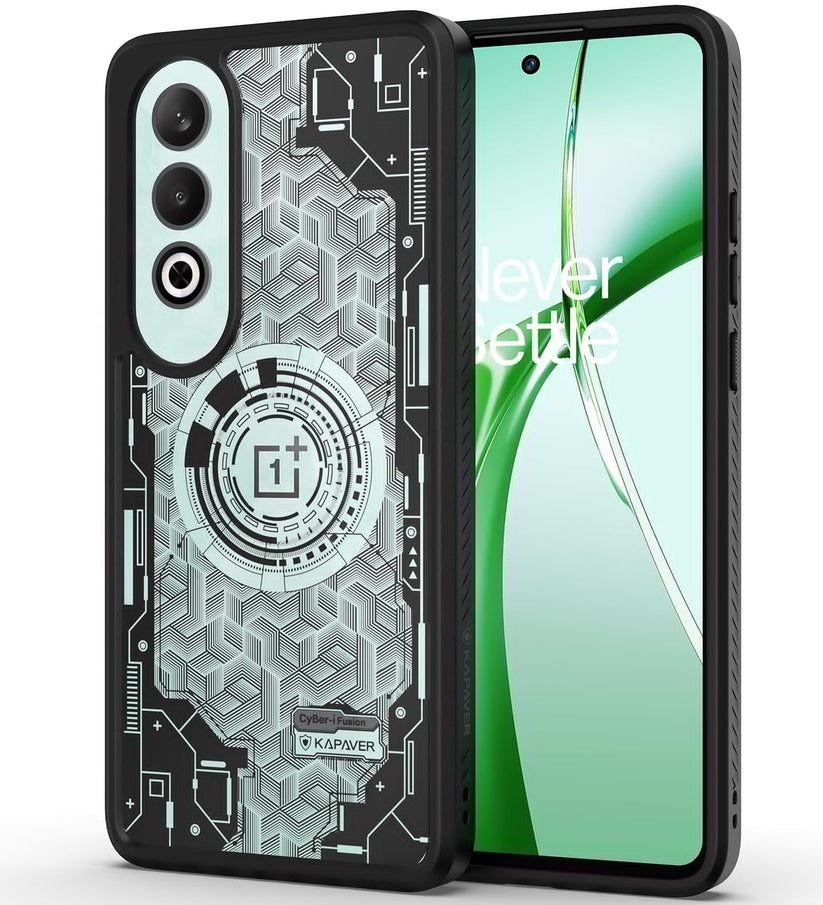 Best OnePlus Nord CE4 Back Cover Case | Impulse - Black (Cyber-i Fusion)
