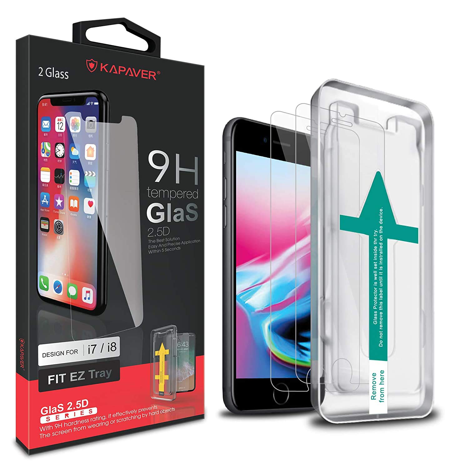 iPhone SE (2020) / iPhone 8 / iPhone 7 Tempered Glass Screen Protector