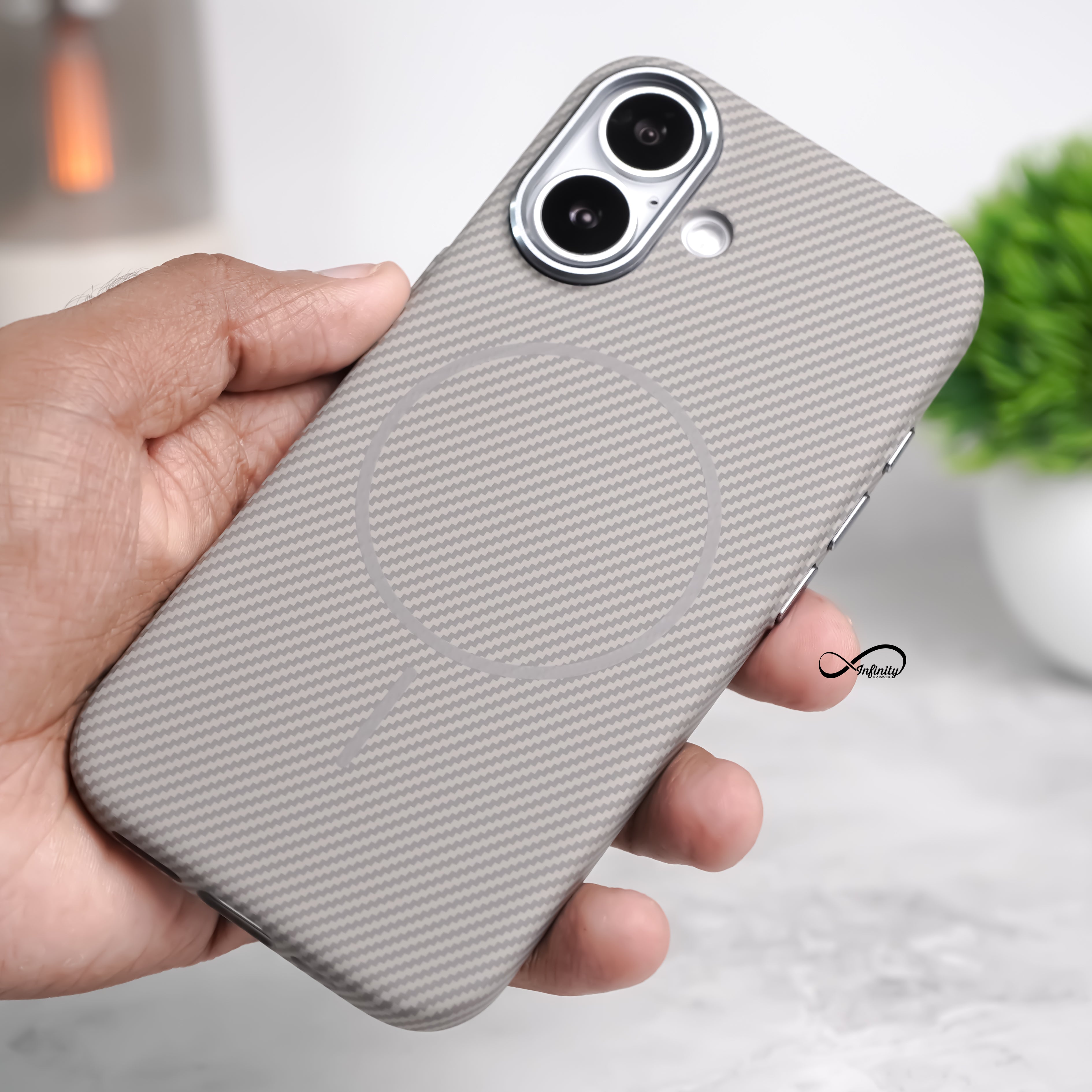 Best iPhone 17 Back Cover Case | Elektro Armor Mag-X - Gray