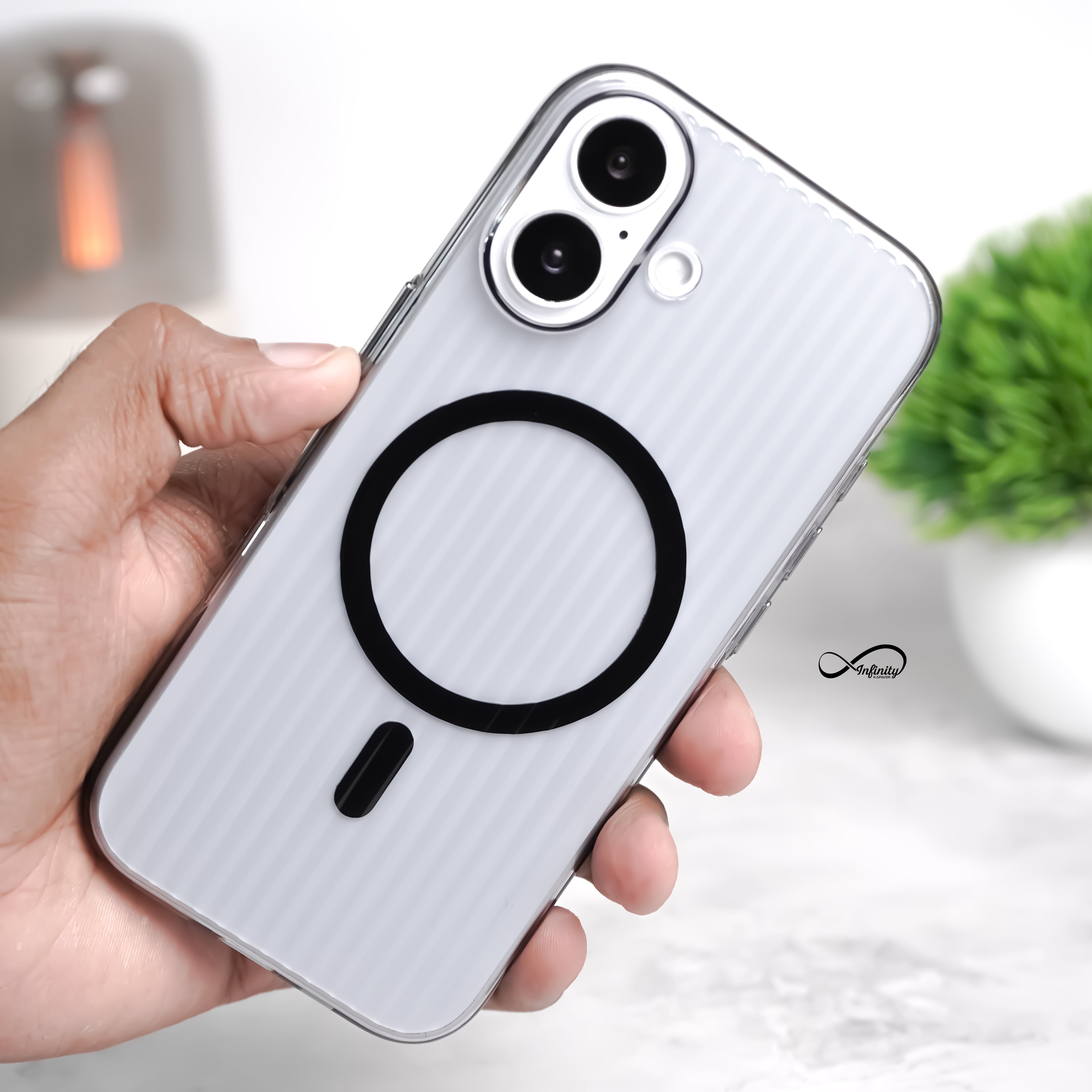 Best iPhone 17 Back Cover Case | Suitcase Mag-X - Matte Gray