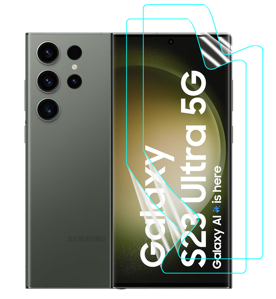 Samsung Galaxy S23 Ultra Screen Protector Guard [Clear] | Easy Do Film