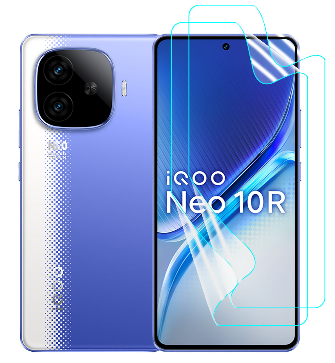 IQOO Neo 10R Screen Protector Guard [Clear] | Easy Do Film - 2 Pack [N