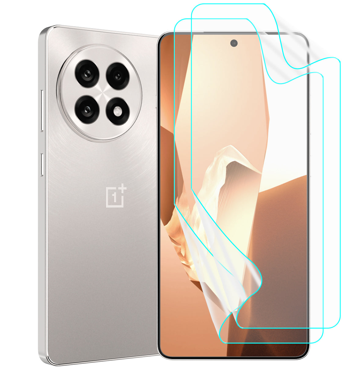 OnePlus 13R Screen Protector Guard [Matte Clear] | Easy Do Film - 2 Pa