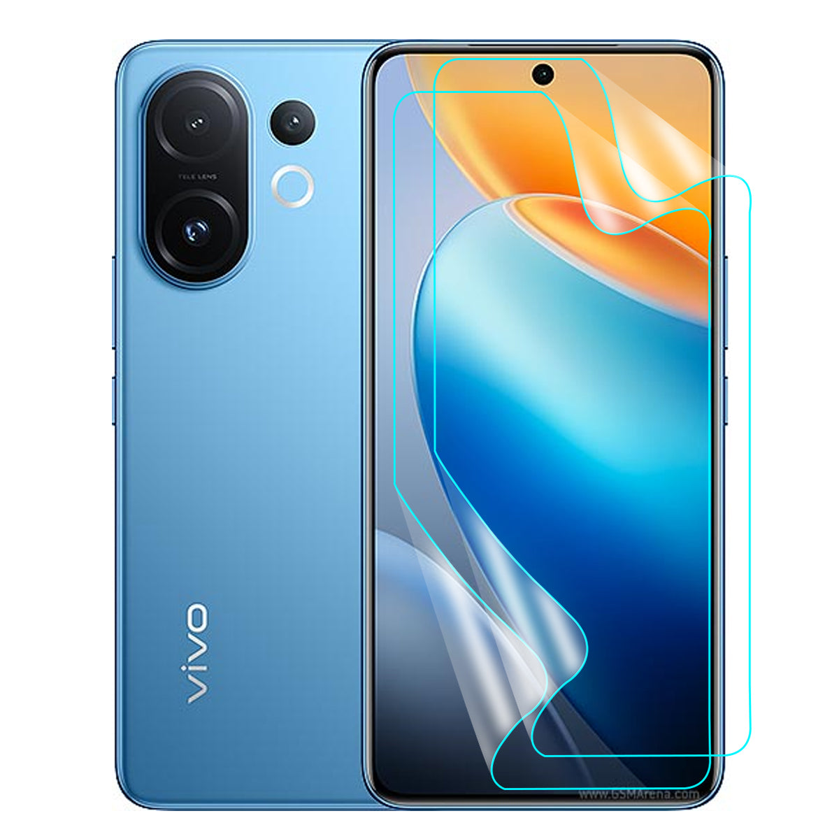 Vivo T4 Pro Screen Protector Guard [Clear] | Easy Do Film - 2 Pack [NO