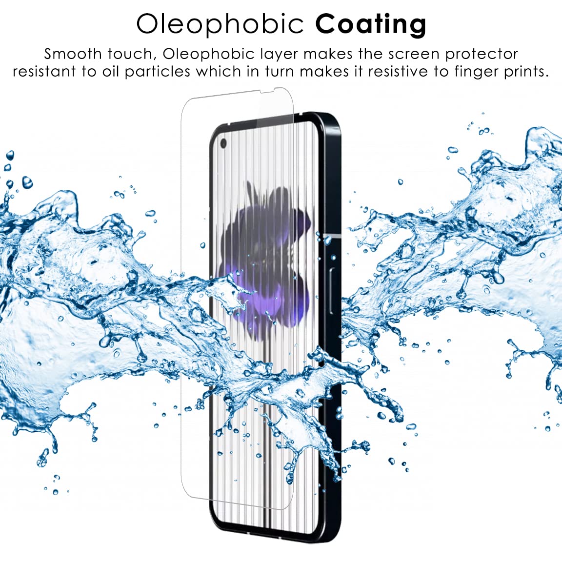 KAPAVER® Tempered Glass Screen Guard for Nothing Phone 1 [Edge-to-Edge ...